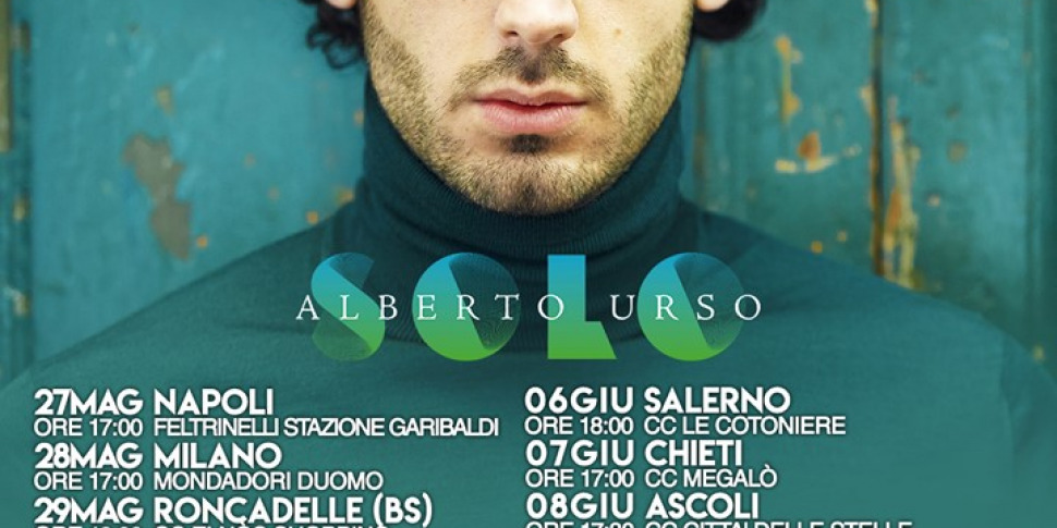 Finalista di Amici, Alberto Urso pronto per il tour: da Palermo a ...