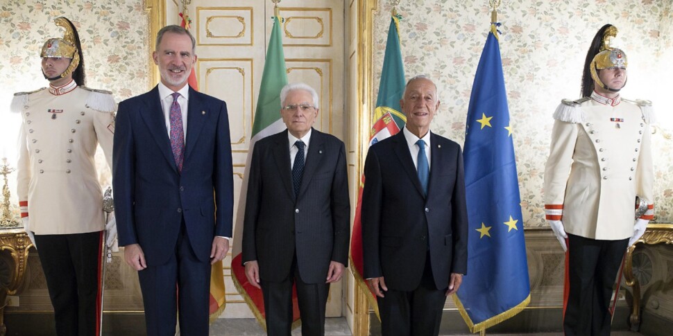 Visita dei tre capi di Stato al Duomo di Monreale - Giornale di Sicilia