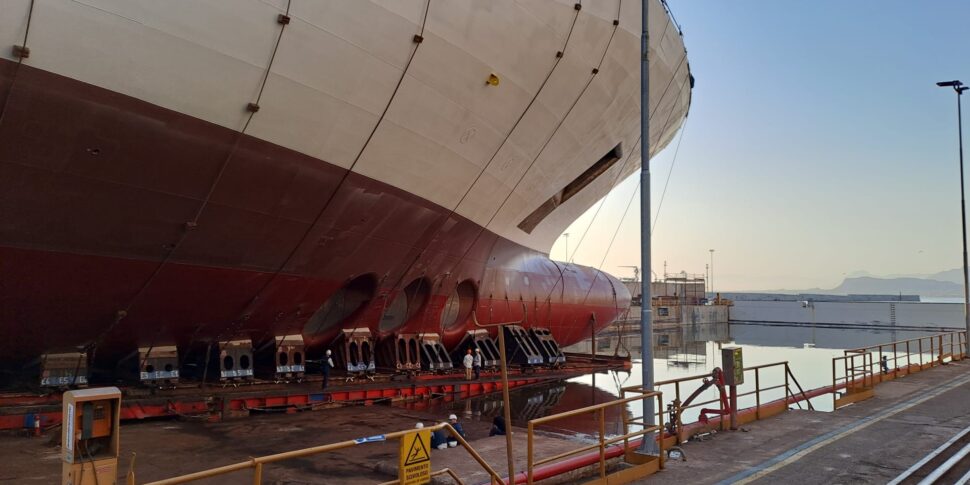 Il video del varo della nave al cantiere navale di Palermo - Giornale ...