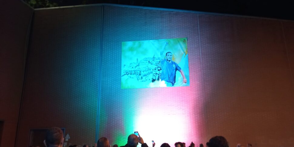 Palermo, svelata l'opera dedicata a Totò Schillaci - Giornale di Sicilia