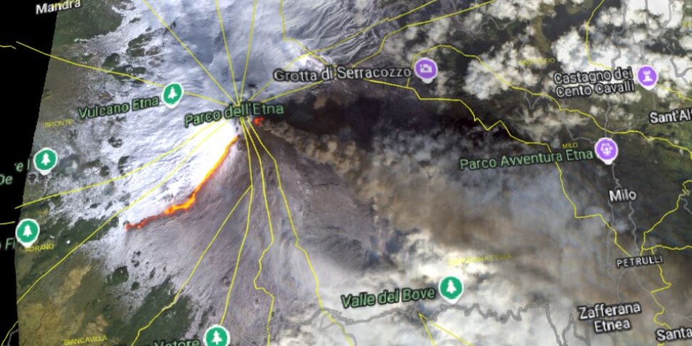 Etna, è online la simulazione 3D della colata lavica - Giornale di Sicilia