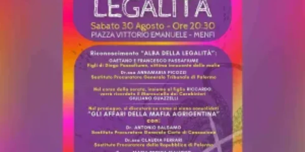 Gli affari della mafia agrigentina sarà il tema dell'incontro «L'alba ...